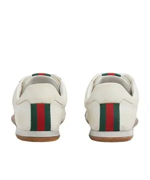 Gucci Shift Low-top Sneakers In Washed Leather