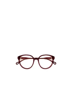 Chloé Round Frame Eyeglasses - Red