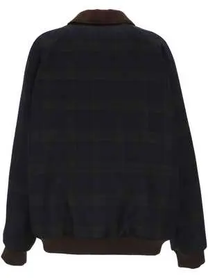 Miu Miu Checked Twill Blouson Jacket