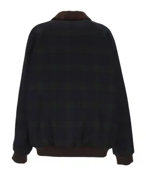 Miu Miu Long-sleeved Zipped Coat With Trimmed Pockets - Black