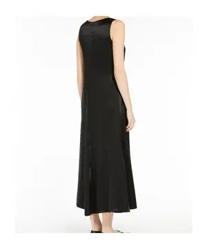 Max Mara Cima V-neck Sleeveless Maxi Dress