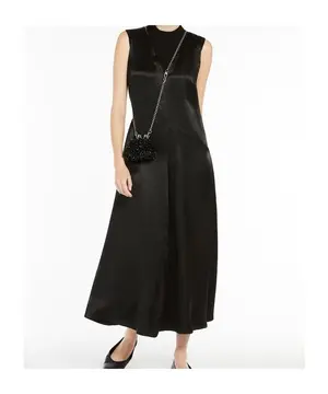 Max Mara Cima V-neck Sleeveless Maxi Dress