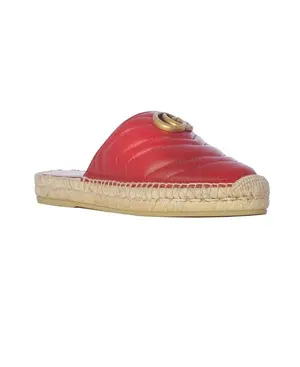 Gucci Double G Quilted Espadrilles