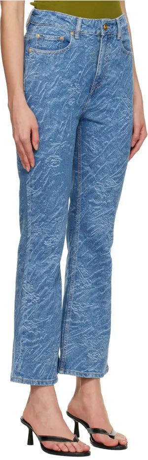 GANNI Flared Leg Jeans