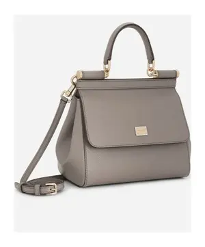 Dolce & Gabbana Sicily Medium Shoulder Bag - Beige