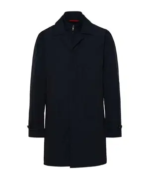 FAY Fay Single-Breasted Coat Black