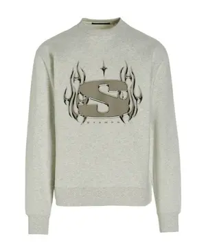 STAMPD Crewneck Sweater With Graphic Logo