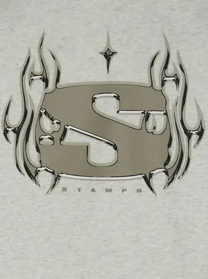 STAMPD Crewneck Sweater With Graphic Logo