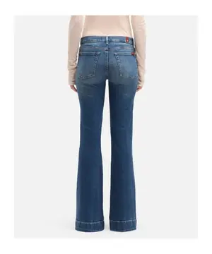 7 For All Mankind Studded Flared Jeans - Vintage Gradient