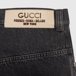 Gucci Vintage Effect Denim Jeans