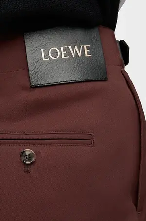 Loewe Belted Mini Skirt - Brown