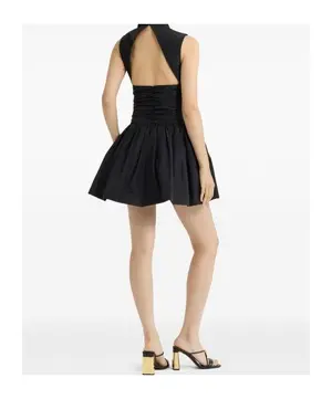 PATOU Ruched Halterneck Mini Dress