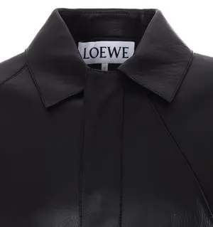 Loewe Puzzle Shirt In Nappa - Black