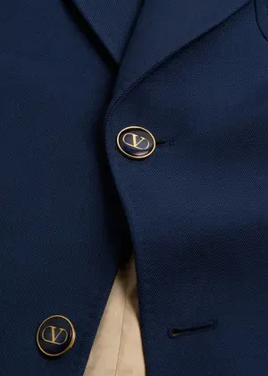 Valentino Garavani Single-breasted Jacket - Indigo