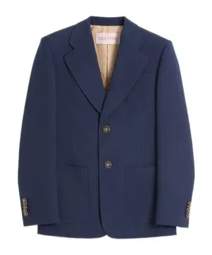 Valentino Garavani Single-breasted Jacket - Indigo