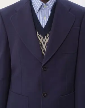Valentino Garavani Single-breasted Jacket - Indigo