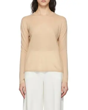 Max Mara Round Neck Long Sleeve Sweater