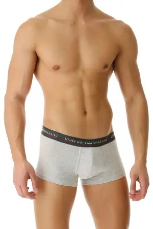 Emporio Armani Logo Boxer - Gray