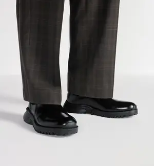 Dior Combat Jodhpur Ankle Boots With Buckled Strap
