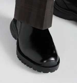 Dior Combat Jodhpur Ankle Boots With Buckled Strap