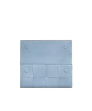 Bottega Veneta Cassette Large Flap Wallet - Blue
