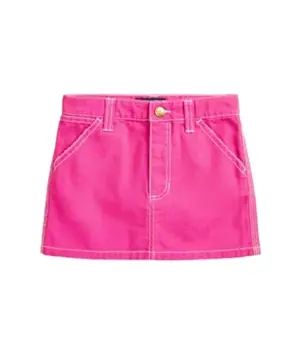 Polo Ralph Lauren Contrast-stitch Denim Skirt