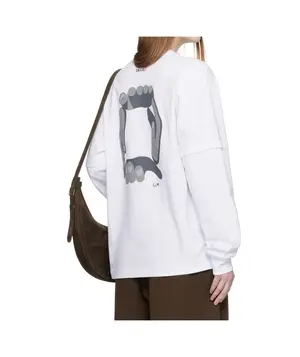 Sacai Printed Long-sleeved T-shirt