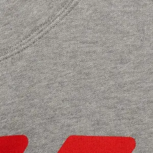 Gucci Logo Detailed Drawstring Hoodie - Gray