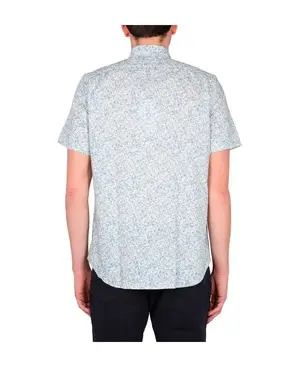 Paul Smith Graphic Printed Curved Hem Shirt