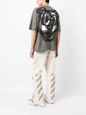 Off-White Raymond Tie-dye Cotton T-shirt