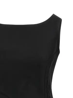 Magda Butrym Sleeveless Dress With Floral Embellishments