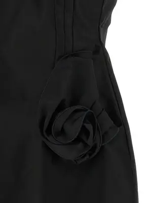 Magda Butrym Sleeveless Dress With Floral Embellishments