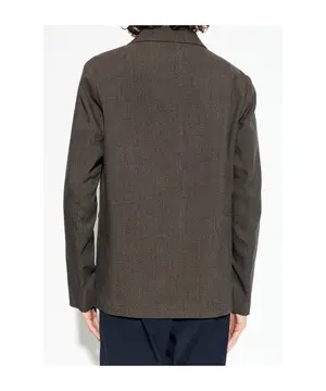 Paul Smith Micro Pattern Straight-cut Jacket - Black