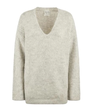 FORTE_FORTE V-neck Long Sleeve Sweater - No