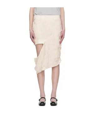 OPEN YY Floral Patterned Asymmetrical Skirt - Multicolor