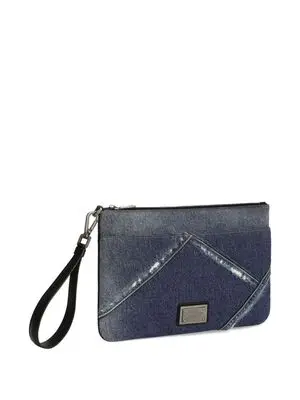 Dolce & Gabbana Logo Plaque Clutch Bag