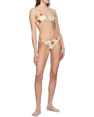 GANNI Floral Print Bikini Bottoms