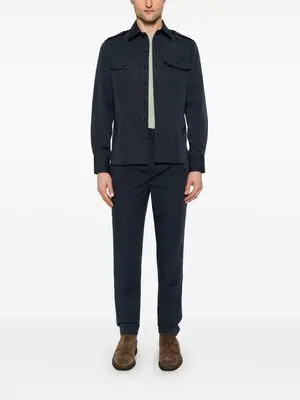 TOM FORD Fluid Poplin Double Pleat Pants