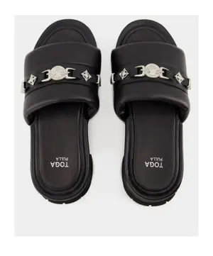 Toga Round Head Flat-soled Sandals