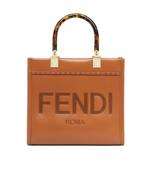 Fendi Sunshine Small Top Handle Bag - Brown
