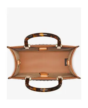 Fendi Sunshine Small Top Handle Bag - Brown