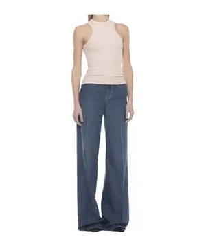 DONDUP High-rise Wide-leg Jeans