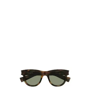 Saint Laurent Round Frame Sunglasses - Black