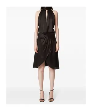 Nina Ricci Sleeveless Ruched Detailing Dress