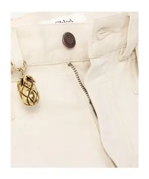 Chloé High-waisted Flared Jeans - Nude
