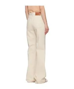 Chloé High-waisted Flared Jeans - Nude