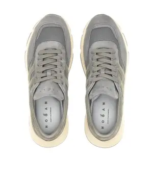 Hogan H-stripe Low-top Sneakers - Grey