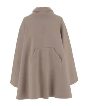Bottega Veneta Hooded Cape - Nude