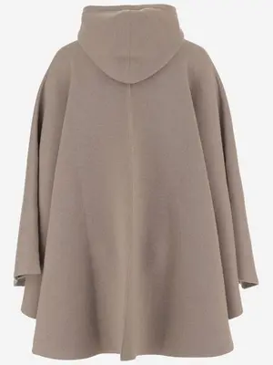 Bottega Veneta Hooded Cape - Nude