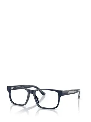 Emporio Armani Rectangle Frame Glasses - Gray